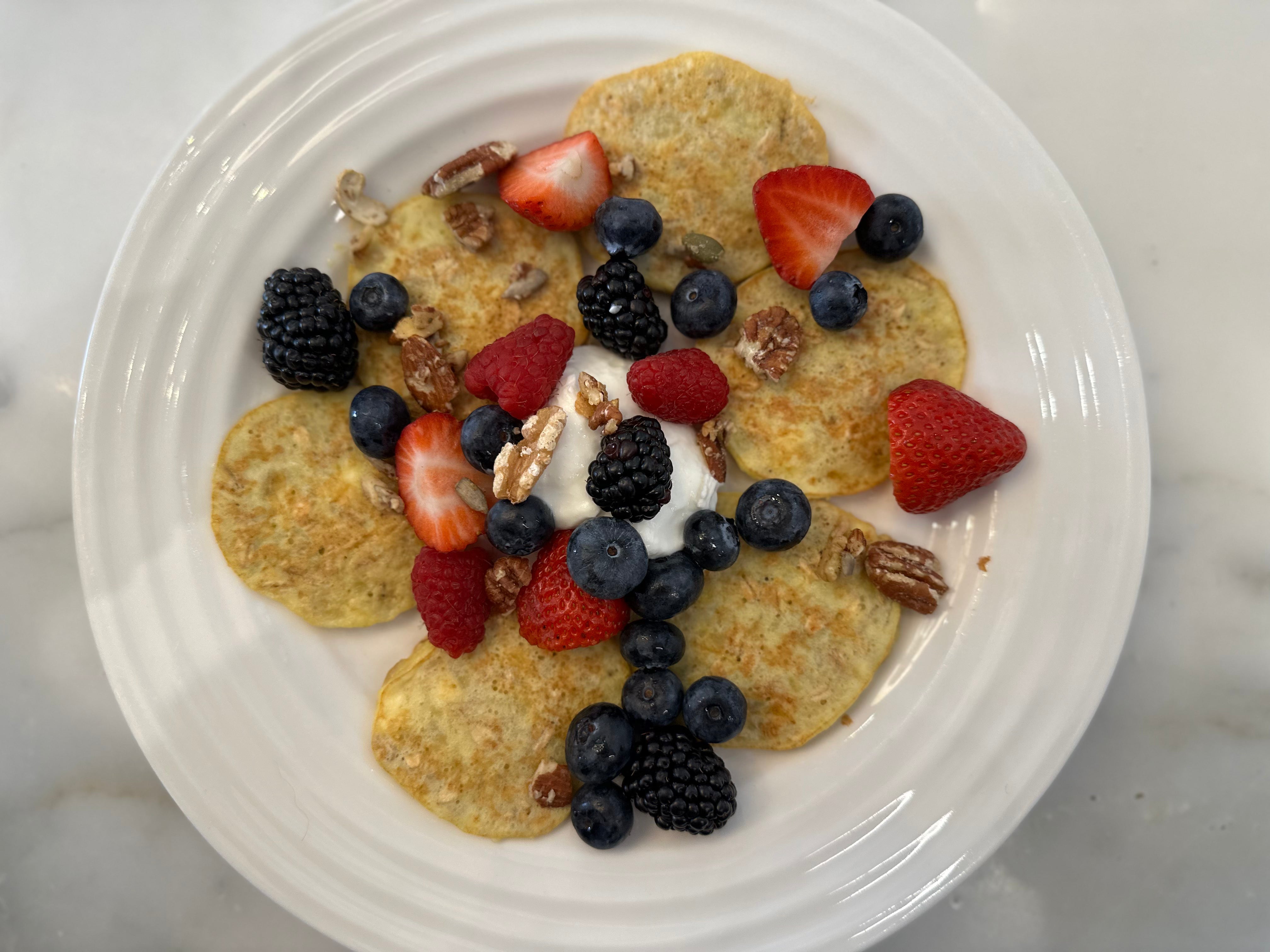 Protein Pancakes – High-Protein, Fiber-Rich & Delicious | Haley's Pantry
